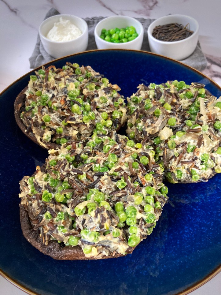Wild Rice Stuffed Mushrooms – Cooking by Feel