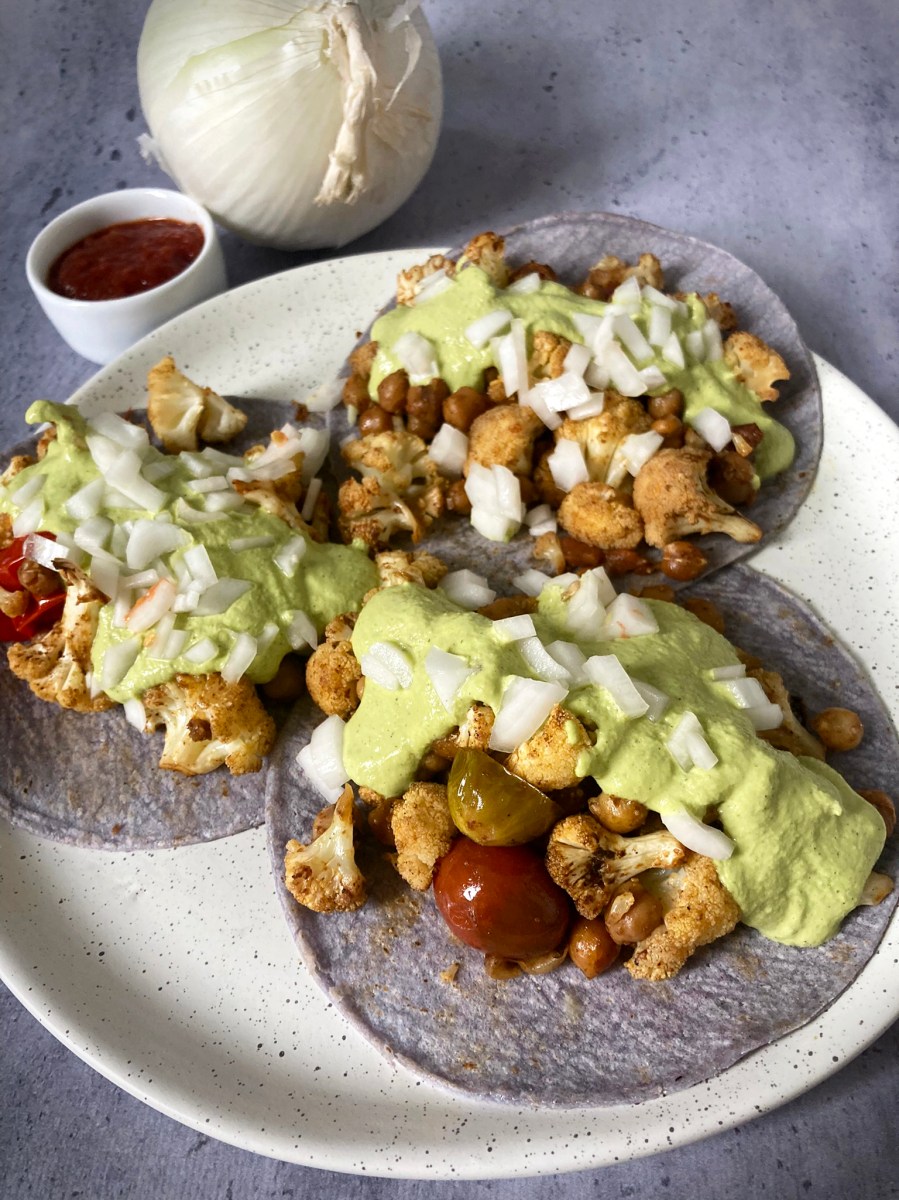 Charred Chili & Cashew Cream Tacos – Cooking by Feel