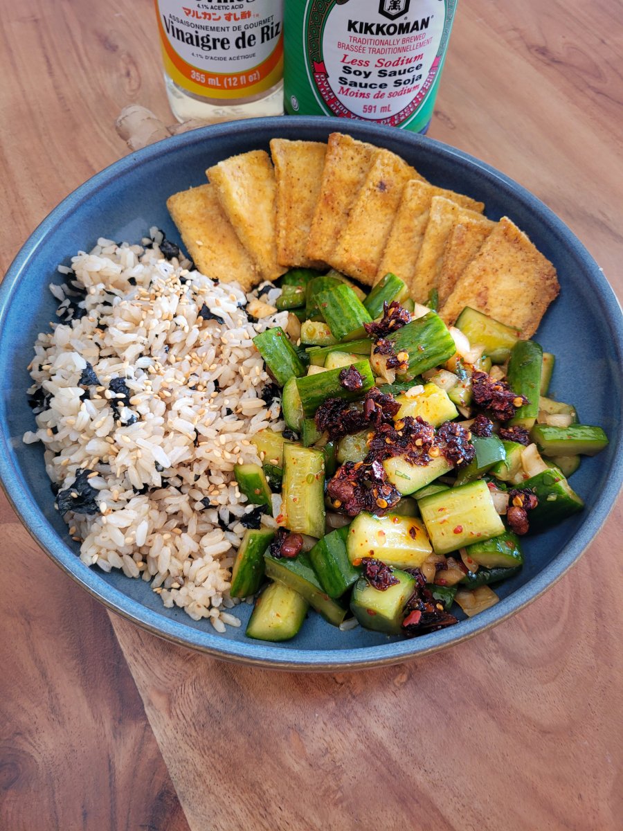 Spicy Cucumber Bowl – Cooking by Feel